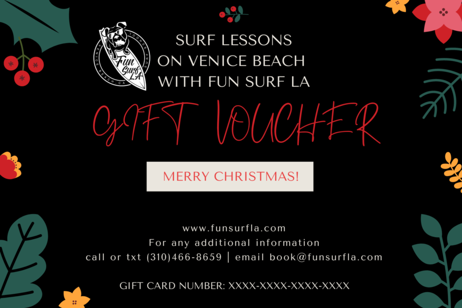 Surf Lesson Gift Cards and Gift Certificates - FUN SURF LA